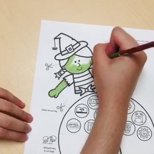 Articulación y Lenguaje Amigos de Halloween - Spanish Halloween Speech ...