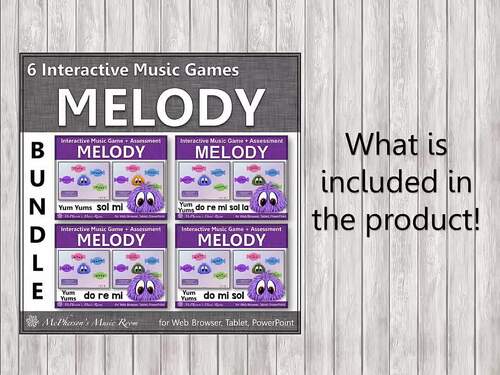 Solfege Elementary Music Games & Activities + Assessments Bundle {Yum Yums}