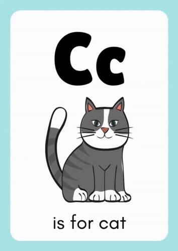 Alphabet Display - Pastel Tones (PDF and Editable Canva Version)