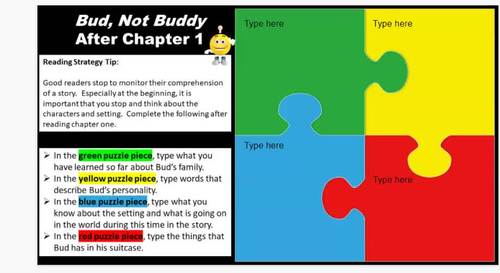 Bud, Not Buddy Teaching Unit Activities, Tests ~ Printable, Google, TpT ...
