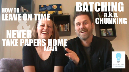 Batch and Chunk Your Tasks Right to NEVER Take Papers Home Again