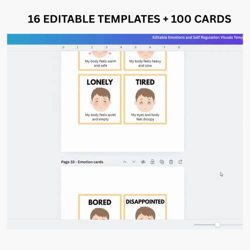 Emotional Regulation Toolkit for Autism & ADHD | Editable Canva | TPT