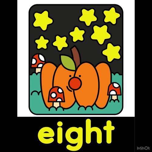 Fall Pumpkin Numbers 0–10 Posters & Counting Cards by The Numerical Nook