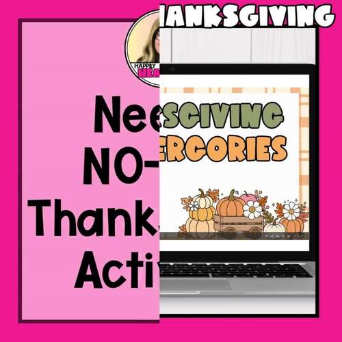 Digital Thanksgiving Scattergories Game - No Prep Holiday Brain Break ...