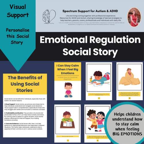 Social Stories Getting Upset Emotional Regulation Social Stories Autism ...