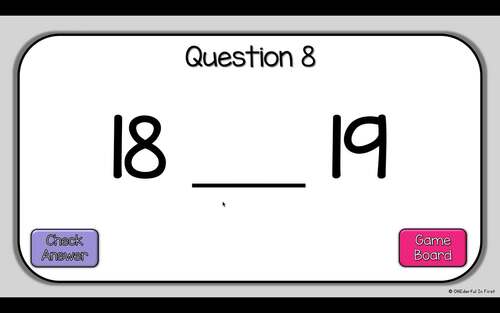 Comparing Numbers - PowerPoint Game by ONEderful In First | TPT