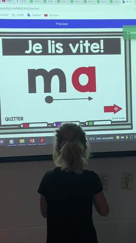 French Science of Reading Boom Cards | Decodable CV blends with Brain ...