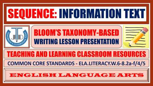 SEQUENCE - INFORMATION TEXT - SCAFFOLDING NOTES by JOHN DSOUZA | TPT