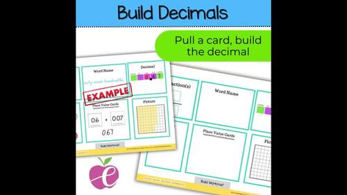 Compare, Round, Represent, & Build Decimals | 5th & 6th Grade Math ...