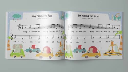 "Ring Around the Rosy" Children's Rhyme Song Package | Sheet Music