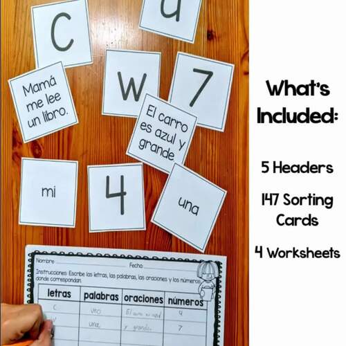 Concepts of print in Spanish | Conciencia de lo impreso | TPT