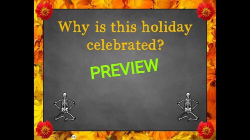 Day of the Dead PPT Día de los Muertos Google Slides Videos English ...