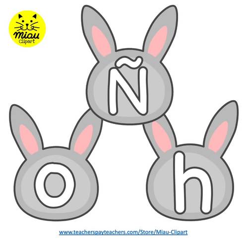 Rabbit Animated Letters Alphabet Clip Art - Farm Animals - GIFs by Miau ...