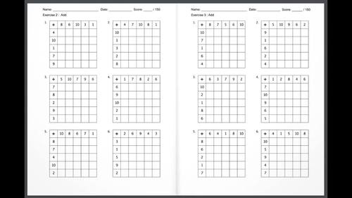 Addition Table Drills Worksheets. by Chris Chan | TPT