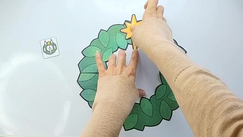 Advent Wreath Craft Christmas Nativity Cut and Paste Creative Writing ...