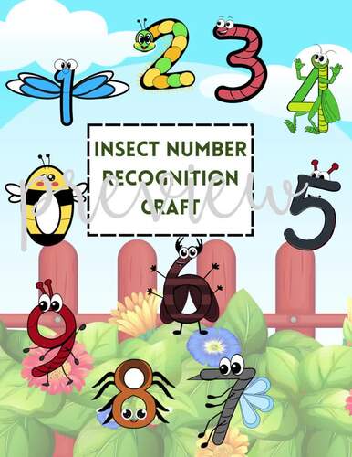 Animal Number Crafts 1–10 | Printable Math Craft for Kindergarten