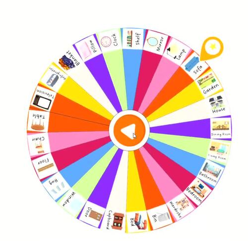 ESL Home Items Bingo Vocabulary Interactive Digital Classroom PreK ...