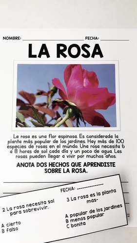 50 Spanish Informational Texts with Real Photos - Textos informativos