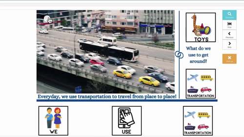 Transportation, Cars, & Trains Interactive Boom Cards for Early ...