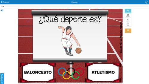 Sports Vocabulary in Spanish Boom Cards™ | Deportes en español | TPT