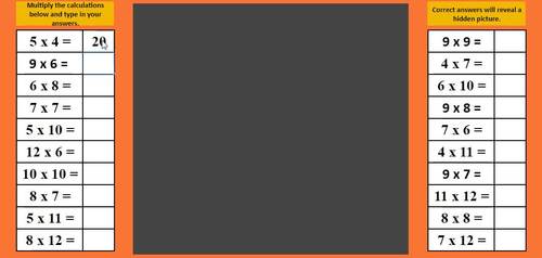 Halloween Owls Multiplication to 12 Pixel Art Mystery Reveal | TPT