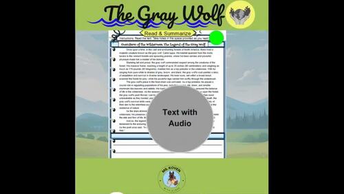 Exploring the World of Gray Wolves: A Tale of Canis lupus | TPT