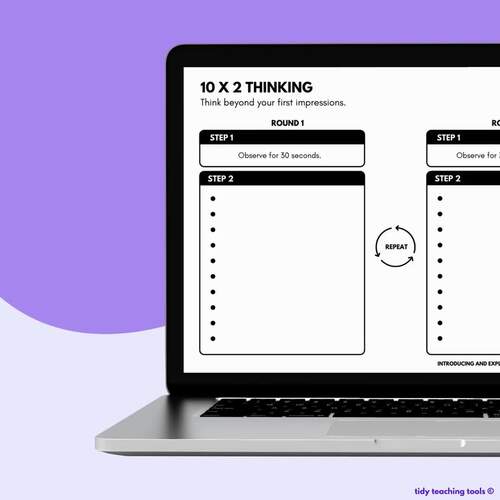 22 x Visible Thinking Routines Templates (Printables) | Cultures of ...