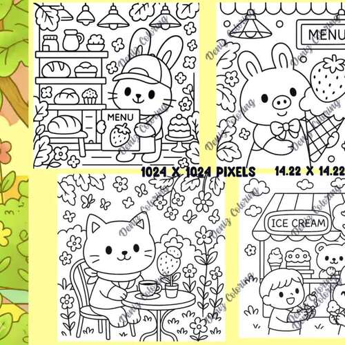 Title: Magical Moments Kawaii Coloring Book for Kids – Cute Pages with ...