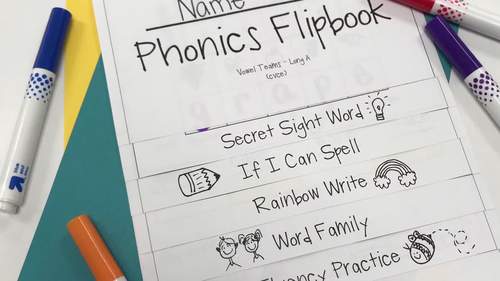 Vowel Team /ai/ Phonics Flipbook - Great for Interventions! by 49 North Co