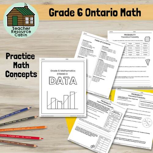 Grade 6 Ontario Math Workbooks (Full Year Bundle) by Teacher Resource Cabin