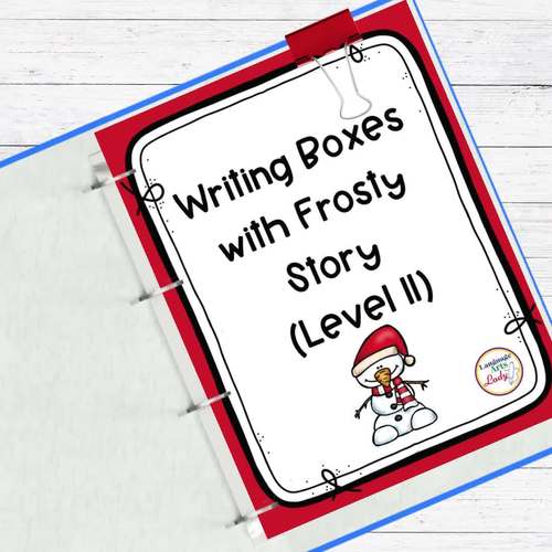 Writing Boxes with Frosty the Snowman Story | Level Two | TPT
