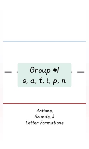 Jolly Phonics Group #1 s, a, t, i, p, n by Learn it with Heart | TPT