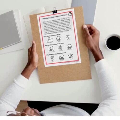 Social Norms & Skills Short Stories W/ Question Worksheet Autism SEL ...