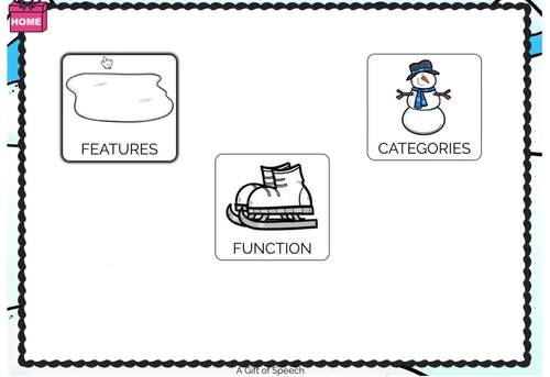 Winter NO PREP Language Features, Function, & Categories interactive ...
