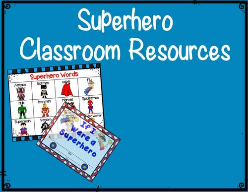 Superhero Unit: Literacy & Math Centers & Activities | TPT