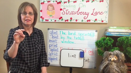 VIDEO: Reading: Set 1. Lesson 43. Word Family Pattern -int | TpT