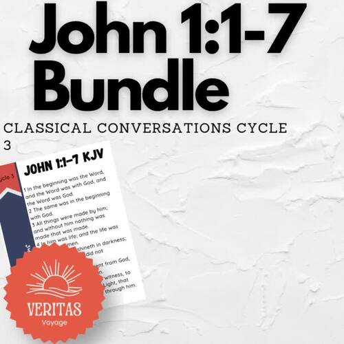 Classical Conversations Cycle 3 John 1:1-7 English and Latin Activities ...