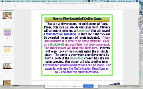 Math Moji: Multiplication Basketball Game Bundle - Google Slides ...