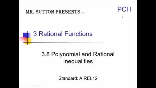 Polynomial and Rational Inequalities by Mr Sutton Presents | TPT
