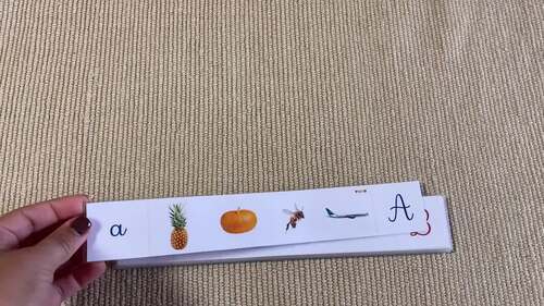 Beginning Sounds Stripes Montessori (Alphabet Letter Sounds Pictures Sort)
