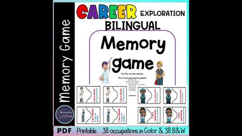 Bilingual Community Helpers Game | Career Readiness Game | Cuando crezca