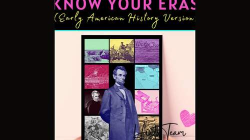 Know Your Eras American History Eras Poster Exploration Through ...