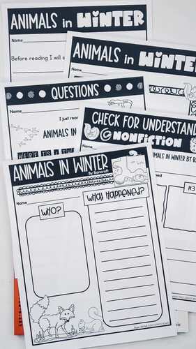 Animals in Winter Hibernation Migration Read Aloud Book Activities & Craft