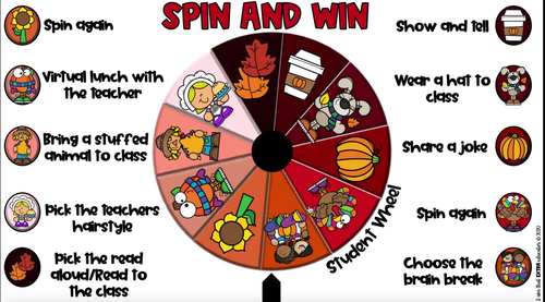 Virtual Thanksgiving Rewards and Games | Digital Spinners| Incentives ...