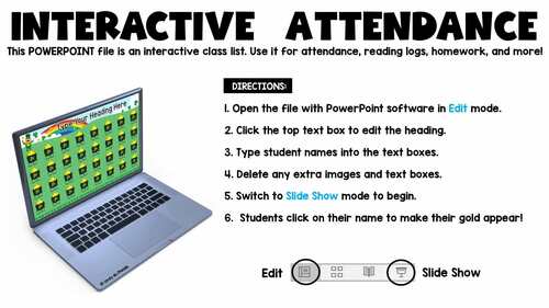 St. Patrick's Day Interactive Attendance PowerPoint for Classroom ...