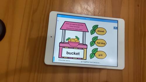 Associations (Summer) - Making Lemonade - Boom Cards - Distance Learning