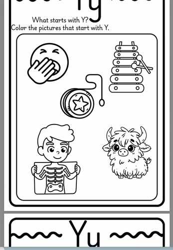 Alphabet Letter Worksheets (Letter Recognition & Handwriting) LETTER Y