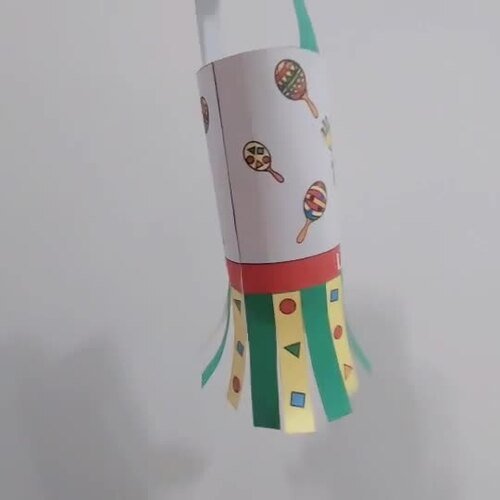 Tacos Windsock Craft Activity|Taco Paper Windsock Craft| Mexican Activities