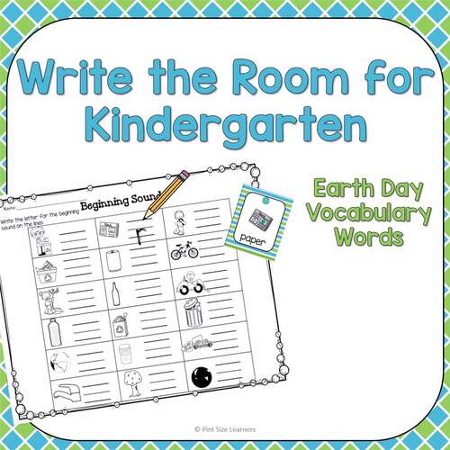 Write the Room Center Earth Day - Themed Activities For Kindergarten