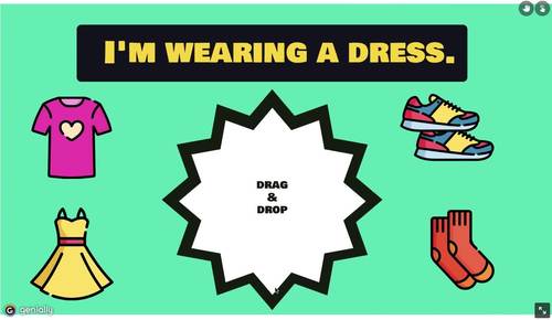 DRAG & DROP INTERACTIVE GAME DISTANCE LEARNING by ROOKIE TEACHER ESTER